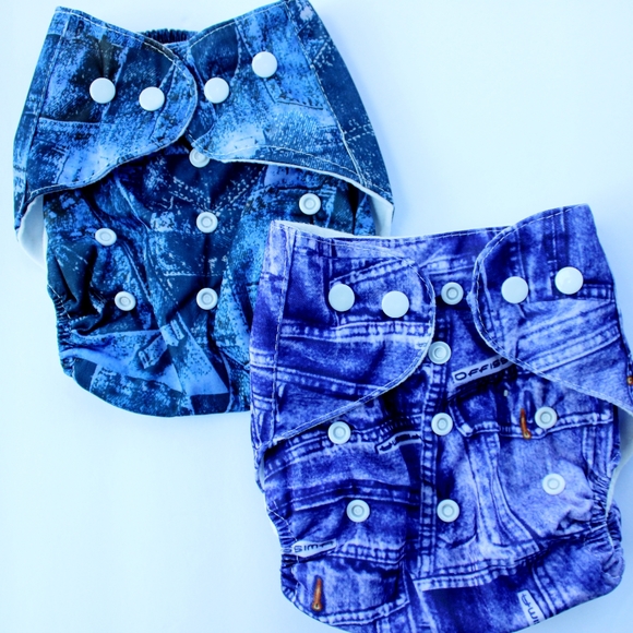 Accessories | Light Wash Jean Inspired Diaper Cover Cloth Diape | Poshmark